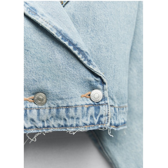 Zara | Jackets & Coats | Zara Trf Crop Denim Trench Coat | Poshmark